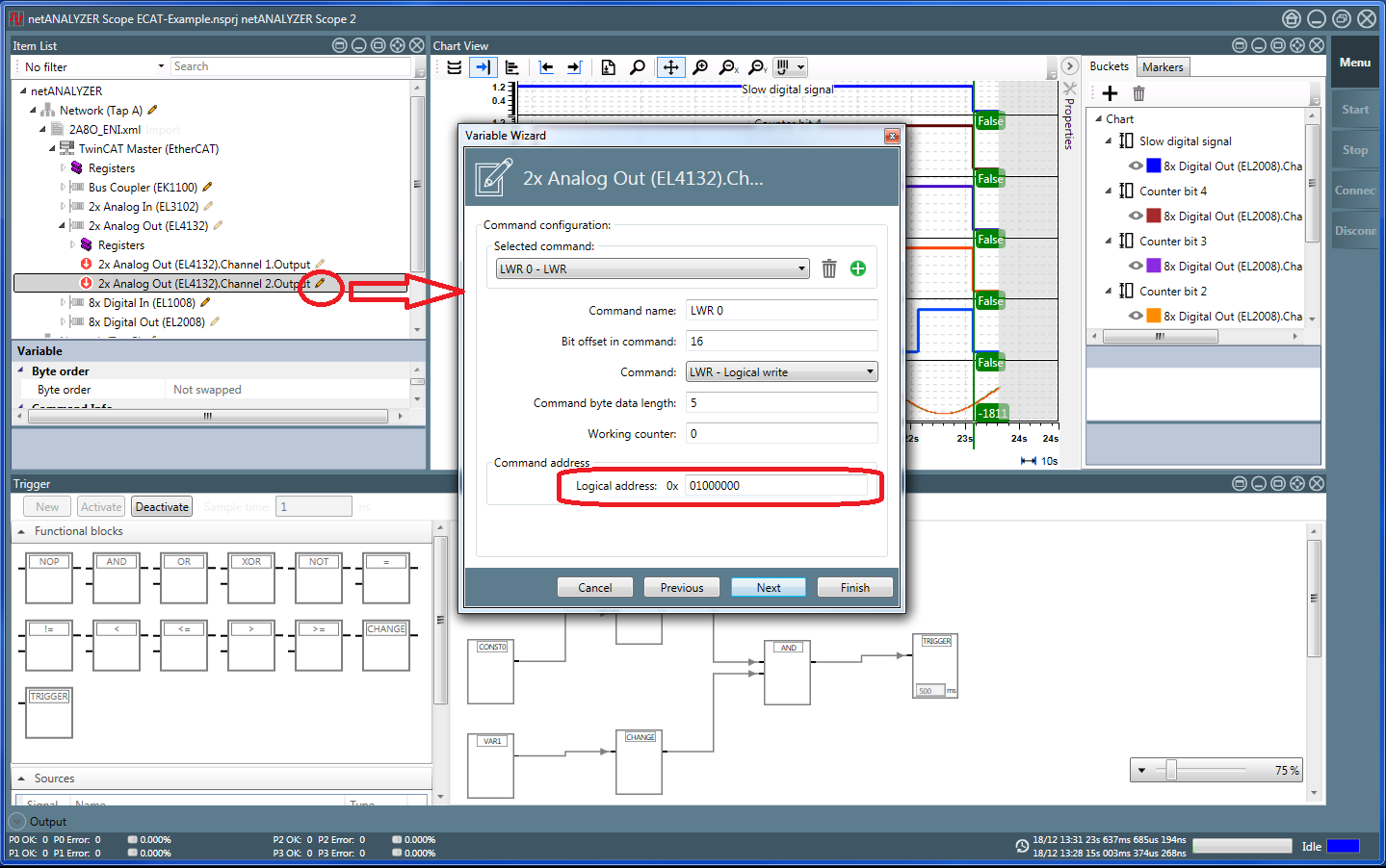 Cannot see process values in netANALYZER Scope when importing ﻿Codesys ENI file - Analysis and ...
