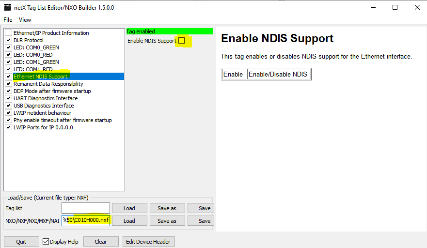 Why does no seperate network adapter show up when activating NDIS using ...